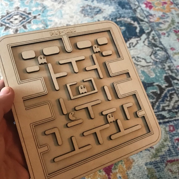 Wall Decor | Custom Made Pac Man Wood Frame | Poshmark